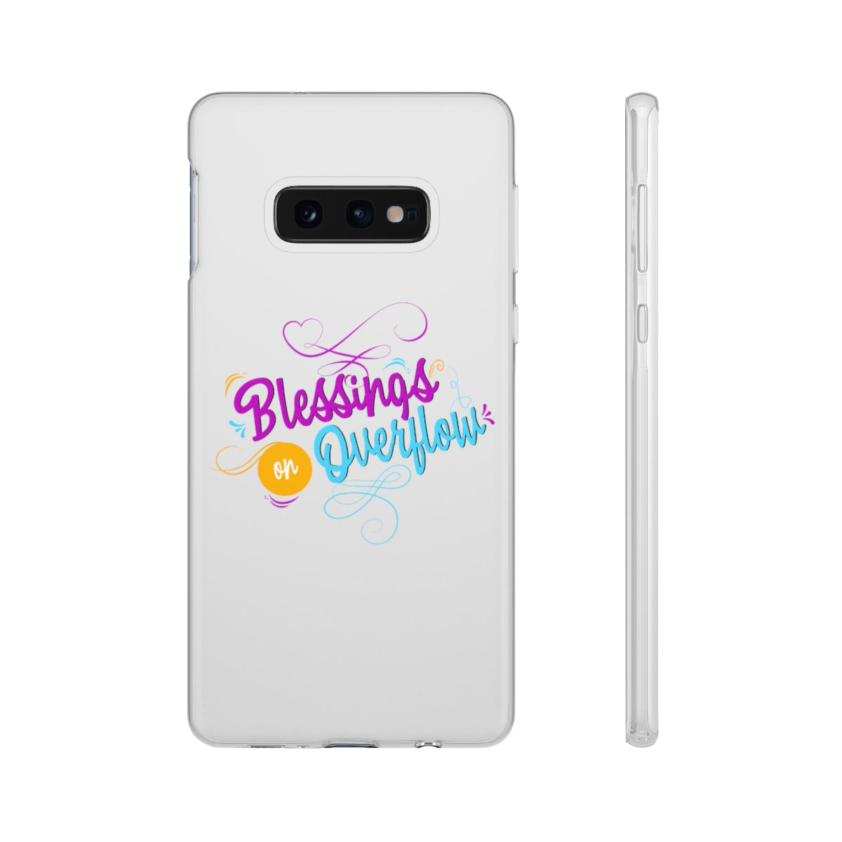 Blessings on Overflow Flexi Phone Case, compatible with select IPhone